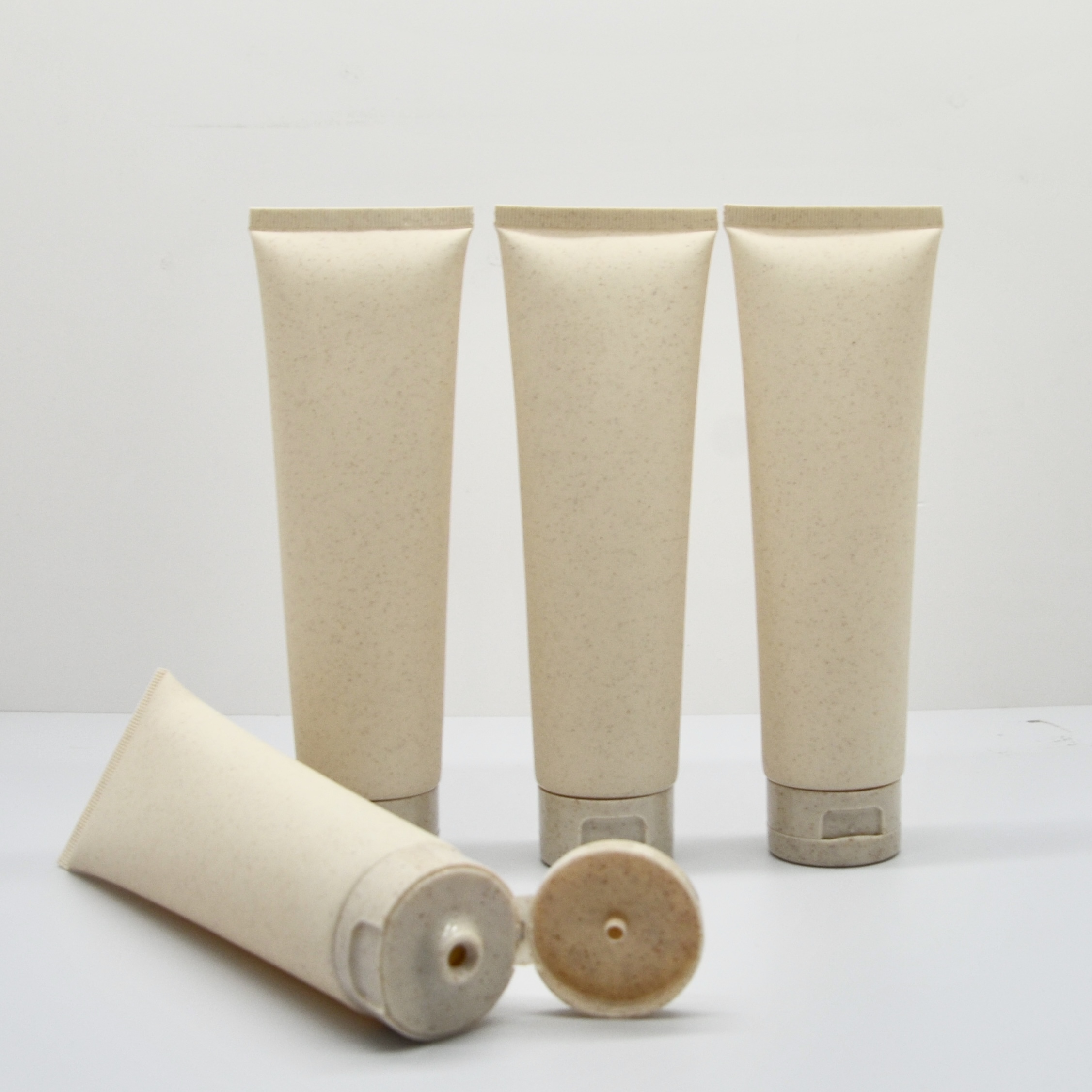 Wholesale Natural Biodegradable Tube Wheat Straw Cosmetic Facial ...